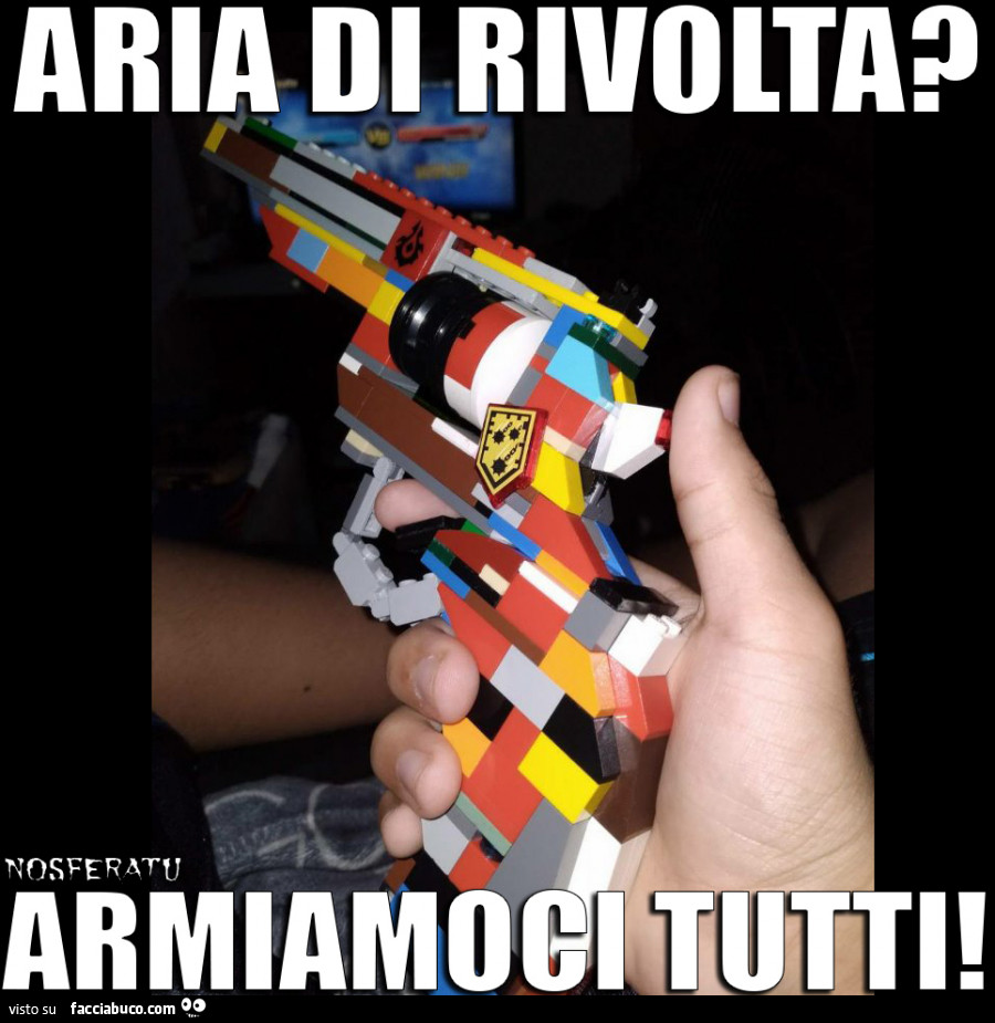 Tutti i meme sulle Armi da fuoco - Facciabuco.com