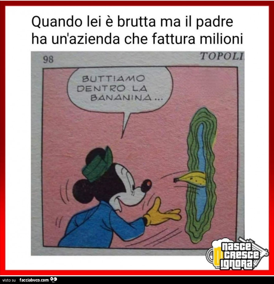 Tutti i meme su Topolino - Facciabuco.com