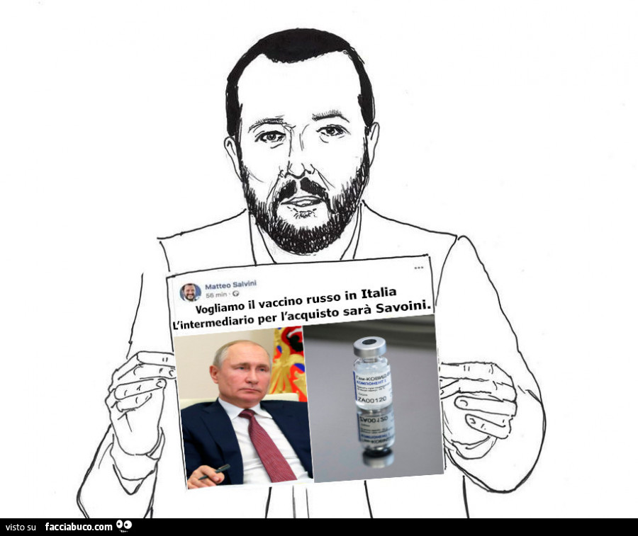 Tutti i meme su Matteo Salvini - Facciabuco.com