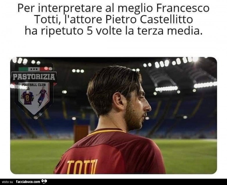 Tutti i meme su Francesco Totti - Facciabuco.com