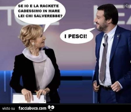 Tutti i meme su Lilli Gruber - Facciabuco.com