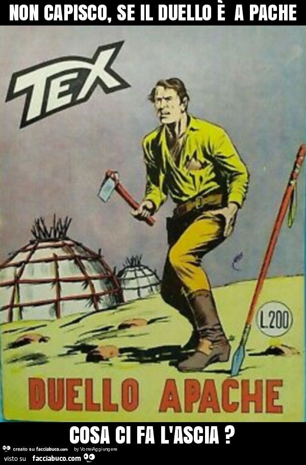 Tutti i meme su Tex - Facciabuco.com