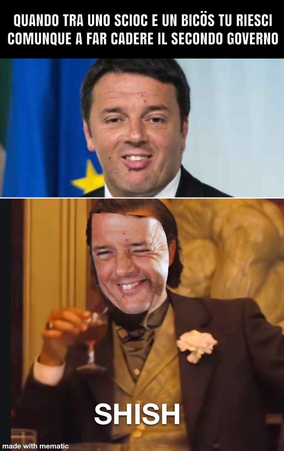 Renzi SCIOC because shish - Facciabuco.com