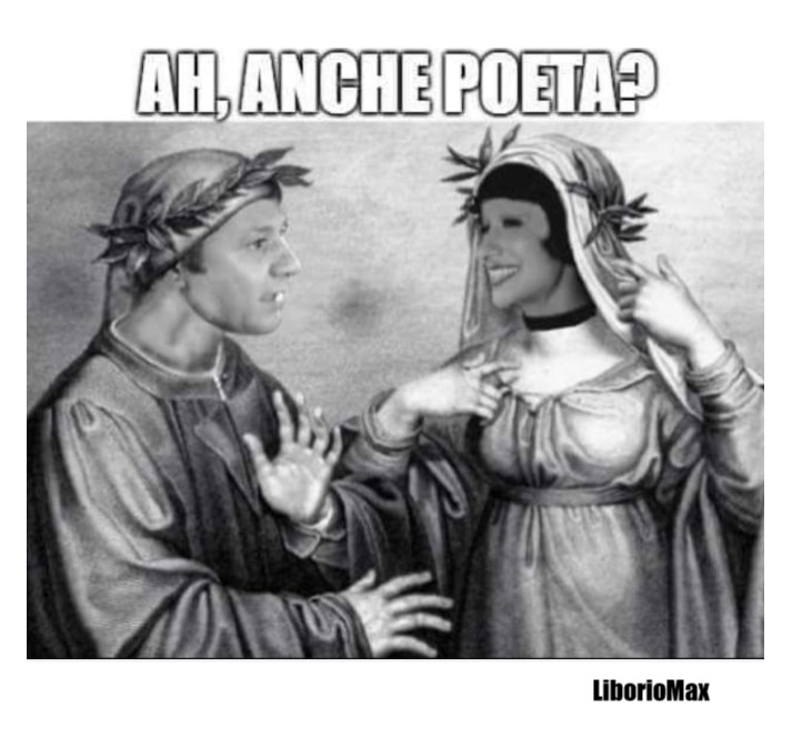 Ehm!...per chi non lo sapesse ancora,sono anche poeta....caro "Sommo ...