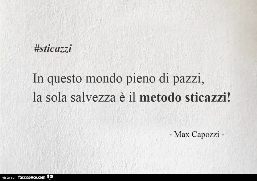 Tutti i meme su Sticazzi - Facciabuco.com