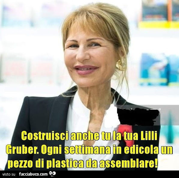 Tutti i meme su Lilli Gruber - Facciabuco.com