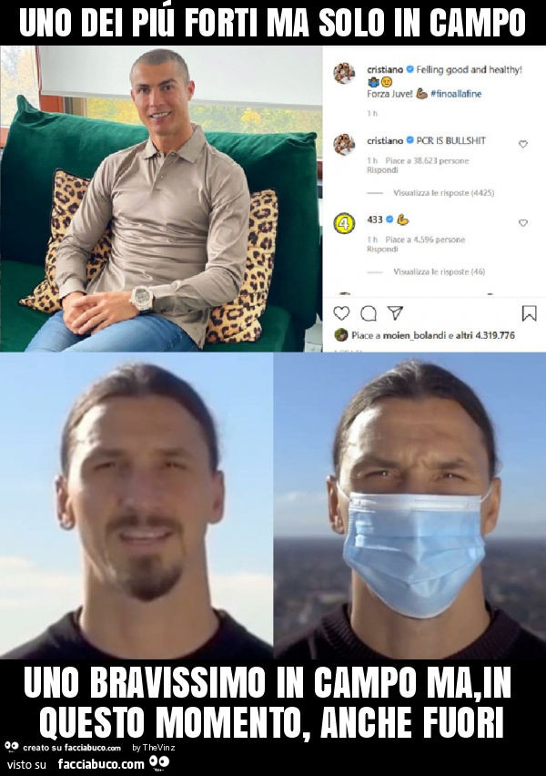 Tutti i meme su Zlatan Ibrahimovic - Facciabuco.com