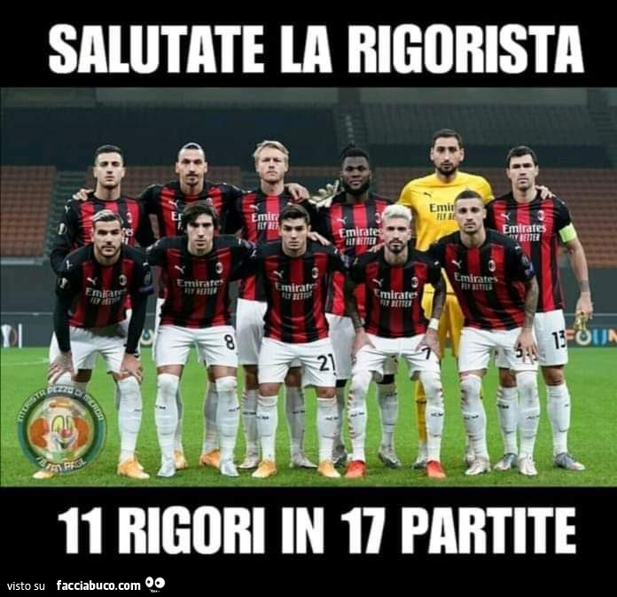 Tutti i meme sul Milan - Facciabuco.com