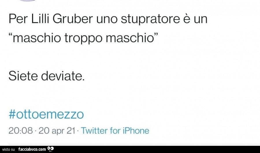 Tutti i meme su Lilli Gruber - Facciabuco.com