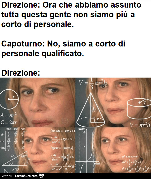 Tutti i meme sul Lavoro - Facciabuco.com