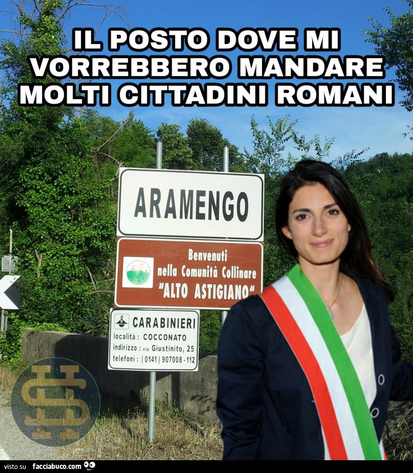 Tutti i meme su Virginia Raggi - Facciabuco.com