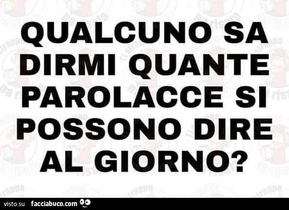 Tutti i meme sulle Parolacce - Facciabuco.com